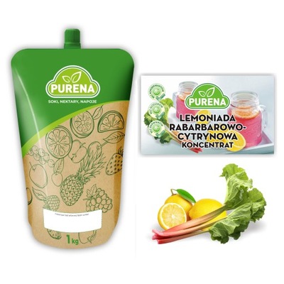 Lemoniada malina-cytryna-mięta (konc)PURENA 6l/1kg - 11078398525 - oficjalne archiwum Allegro