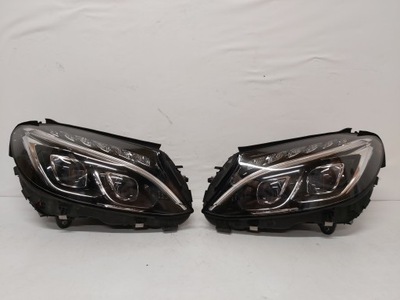 LAMPA PRZÓD LEWA PRAWA MERCEDES W205 FULL LED - 14011291484 - oficjalne ...