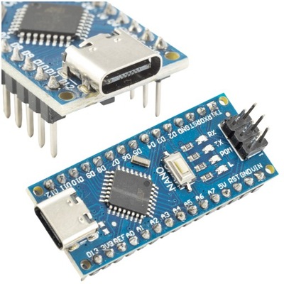 Arduino Nano 3.0 V3 ATMEGA328P CH340 ZŁĄCZE USB-C - 12706532755 ...