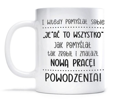 KUBEK dla KOLEGI Z PRACY Prezent na POŻEGNANIE - 12383171902 - oficjalne archiwum Allegro