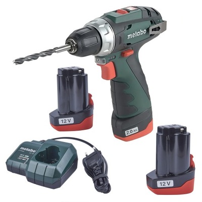 METABO POWERMAXX BS BASIC Wkrętarka aku 12V 2x 2Ah - 14157538441 ...