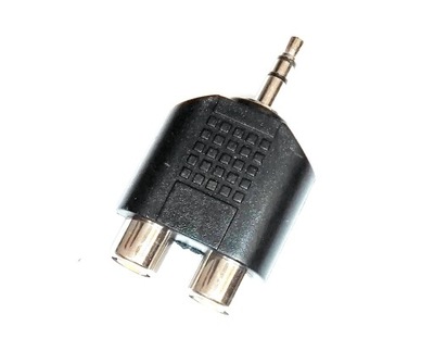 Przejściówka 2x RCA cinch - jack 3,5mm adapter - 10821733617 ...