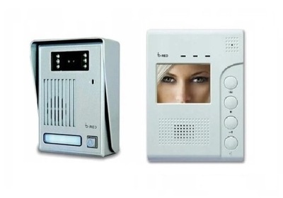 Wideodomofon Came / Bpt B-RED VK01 - zestaw - 12476084530 - oficjalne archiwum Allegro