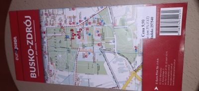 BUSKO-ZDRÓJ PLAN MIASTA I MAPA OKOLIC MAPA... - 9133182836 - oficjalne ...