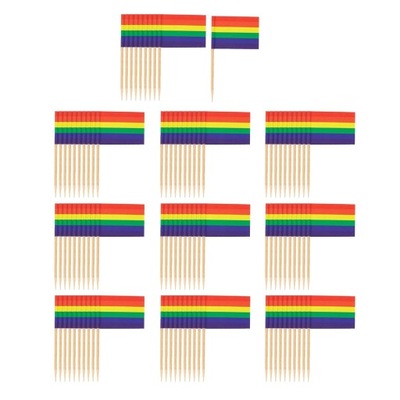 Cupcake Topper Flag, Dinner Flags Cake Decorative Flag Food Labels ...