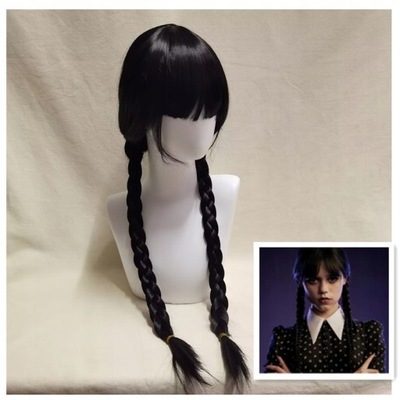 środa Cosplay sukienki Wednesday Addams przebranie - 13472082275 ...