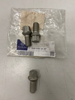 MERCEDES ŚRUBY DO KÓŁ ALUFELG KOMPLET A0009907607 - 8290659677 ...