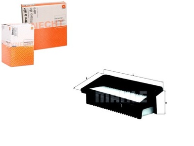 FILTER AIR KNECHT 281130X200 MD8434 HA726 F02 ap1223 Buy (used, new ...