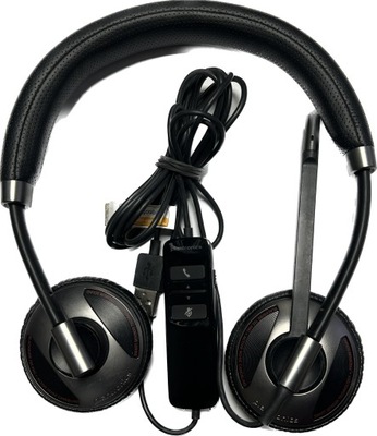 Słuchawki Plantronics BlackWire C725-UC ANC USB - 10845522232 ...