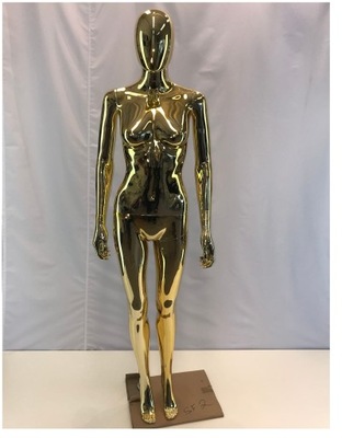 Manekin damski całopostaciowy złoty premium - 12663759286 - oficjalne ...