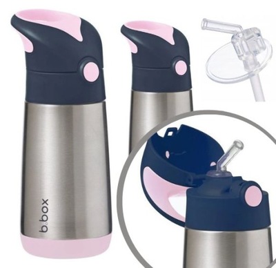 BIDON TERMICZNY ZE SŁOMKĄ 350 ML B.BOX KOLORY - 10422922086 - oficjalne archiwum Allegro