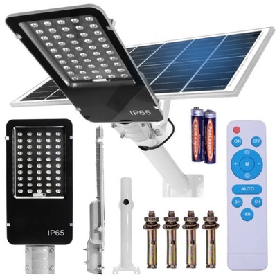 MOCNA LAMPA SOLARNA LED 500W ULICZNA Z PILOTEM - 12245995087 - oficjalne archiwum Allegro