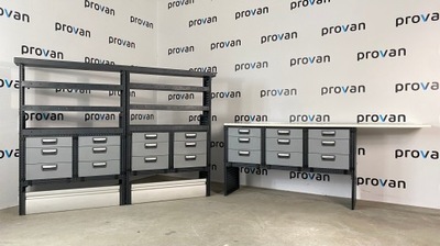 ZABUDOWA warsztatowa MODUL SYSTEM półki szuflady - 12543836044 ...