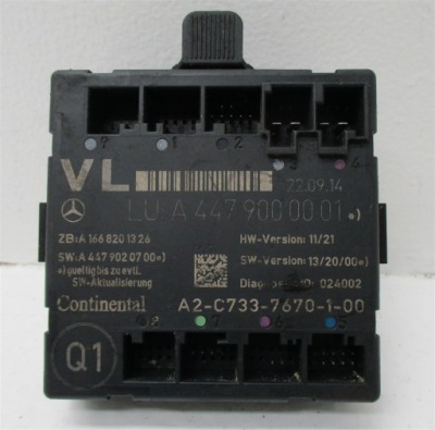 MODUŁ DRZWI LEWY PRZÓD A4479007906 VITO W447 - 12624089754 - oficjalne ...