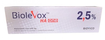 BIOLEVOX HA ONE 2,5% X 1 AMPUŁKOSTRZYKAWKA 4,8ML - 7719815542 ...