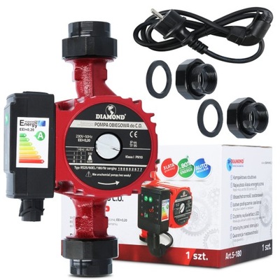 Pompa obiegowa do pieca CO ze sterownikiem Diamond - 12150695290 ...