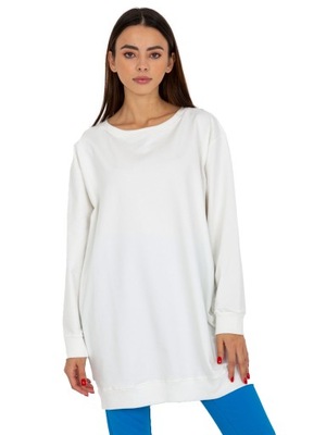 Luźna długa BLUZA DAMSKA oversize bawełna - 12962449458 - oficjalne archiwum Allegro