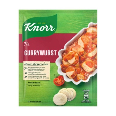 MAGGI FIX CURRYWURST WURST KIEŁBASA De - 13232048874 - oficjalne ...