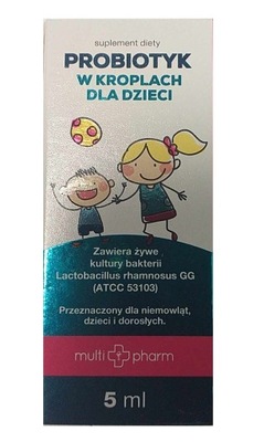 medi pharm probiotyk dla dzieci LGG krople 5 ml - 11339181383 - oficjalne archiwum Allegro