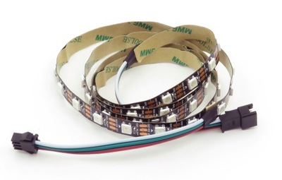 TAŚMA LISTWA RGB LED na WS2812B 5m IP67 (150Led) - 6706077613 ...
