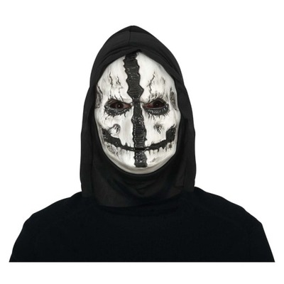 MASKA BIAŁA TWARZ ŚMIERĆ KAT ZABÓJCA HALLOWEEN - 9836736093 - oficjalne ...