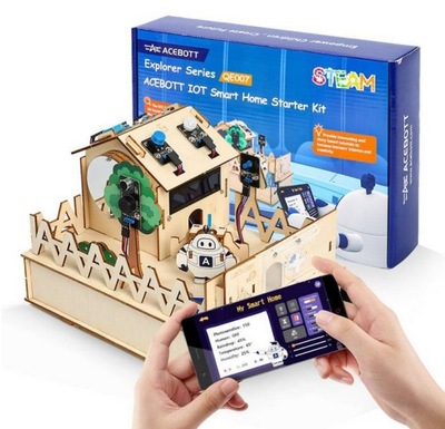 Zestaw Keyestudio Smart Home kit do Micro:Bit DIY Inteligentny dom STEM ...