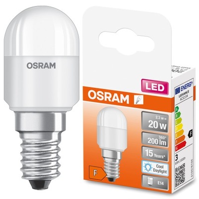 Żarówka LED MINI E14 T26 2,3W = 20W 6500K OSRAM - 11707045475 ...