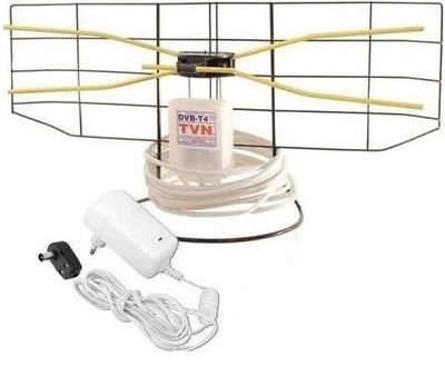 NAJMOCNIEJSZA ANTENA TV POKOJOWA DVB-T2 MUX8 FM 4K - 14232412908 - oficjalne archiwum Allegro