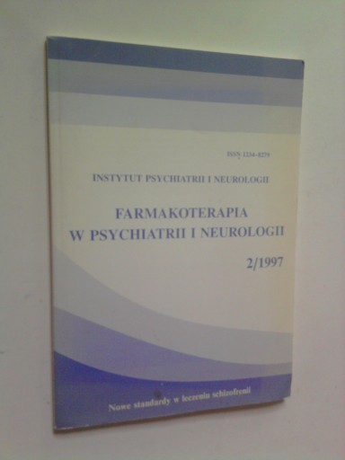 FARMAKOTERAPIA W PSYCHIATRII I NEUROLOGII 2/1997 (13237156038) | Książka Allegro