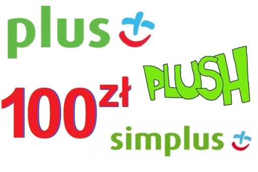 Doładowanie Plus 100 zł Plush Simplus Kod Tekstowy - Sklep, Opinie, Cena w Allegro