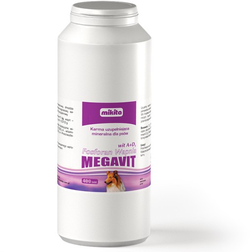 MIKITA MEGAVIT FOSFORAN WAPNIA AD3 400 tab 7823900676 - Allegro.pl MIKITA MEGAVIT FOSFORAN WAPNIA AD3 400 tab 7823900676 - Allegro.pl