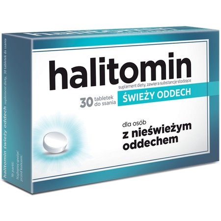 Halitomin tabl., halitoza, nieświeży oddech (5906071005270) • Cena ...