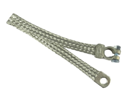 Przewód Masowy Plecionka - Kabel Miedziany z Oczkami - Taśma ... Przewód Masowy Plecionka - Kabel Miedziany z Oczkami - Taśma ...