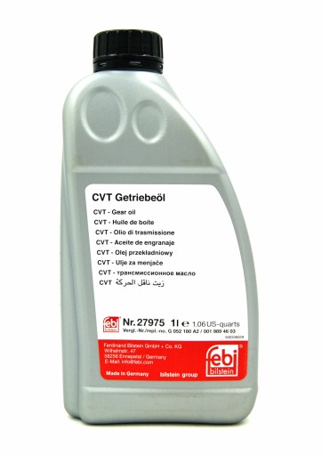 FEBI 27975 CVT MULTITRONIC 1L G052180A2 4027816279754 za 60.40PLN z Kraków - Allegro - (7164845004)
