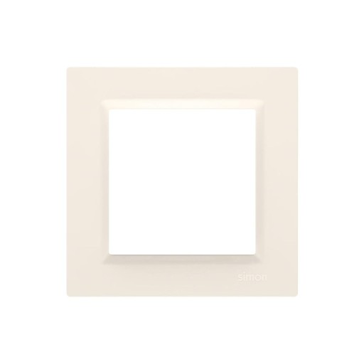 SIMON 10 RAMKA POJEDYNCZA CR1/41 KREMOWY (5902787840808) • Cena, Opinie ...