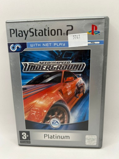 NEED FOR SPEED UNDERGROUND PlayStation 2 (PS2) pudełkowa - Stan ...