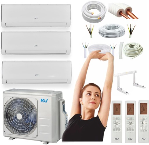 KLIMATYZACJA MDV MULTI SPLIT AROMA 2x2,6kW ZESTAW WiFi GRZANIE • Cena ...