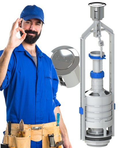 ZAWÓR SPUSTOWY SPŁUCZKI WC START STOP UNIWERSALNY (ZSB/210) • Cena ...