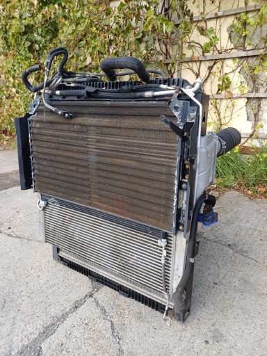 KOMPLET CHŁODNIC CHŁODNICA WODY INTERCOOLER MERCEDES ACTROS MP4 EURO 6 ...