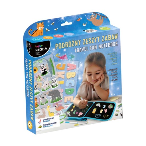 Podróżny zestaw zabaw KIDEA (5906601701061) • Cena, Opinie • Magnetyczne, Kredowe i ...