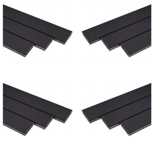 PANEL ALUMINIOWY DO SHUTTERS CZARNY RUCHOME DESECZKI TARAS PERGOLA ...