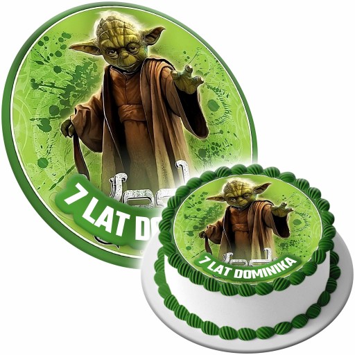 OPŁATEK NA TORT STAR WARS GWIEZDNE WOJNY + TEKST TWÓJ NAPIS (5906329902962) • Cena, Opinie ...