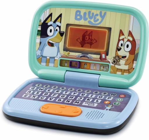 VTECH Bluey Game Time Laptop Komputerek (Angielska Wersja ...