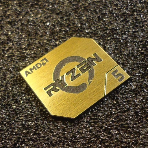 AMD RYZEN 5 CPU PC LOGO naklejka emblemat 428c w Korfantów - Sklep ...