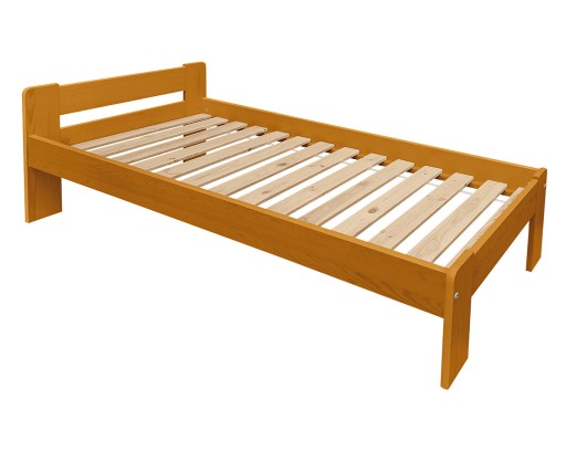 Łóżko drewniane Paryż 80x190 kolor olcha (5902884439622) • Cena, Opinie ...