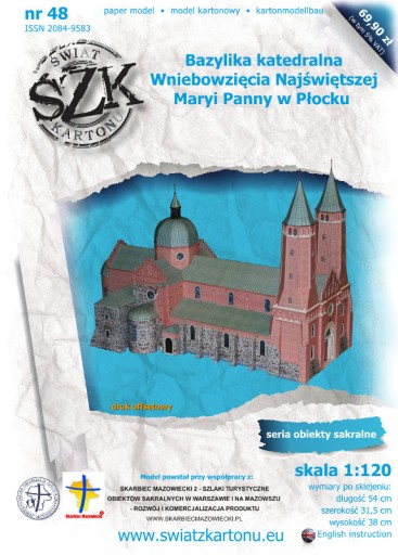 SzK 048 Katedrální bazilika WNMP v Płocku za 400.00CZK - Allegro