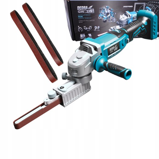 DEDRA PILNIK TAŚMOWY AKUMULATOROWY SAS+ALL DED7069 (5902628706904) • Cena, Opinie • Szlifierki ...