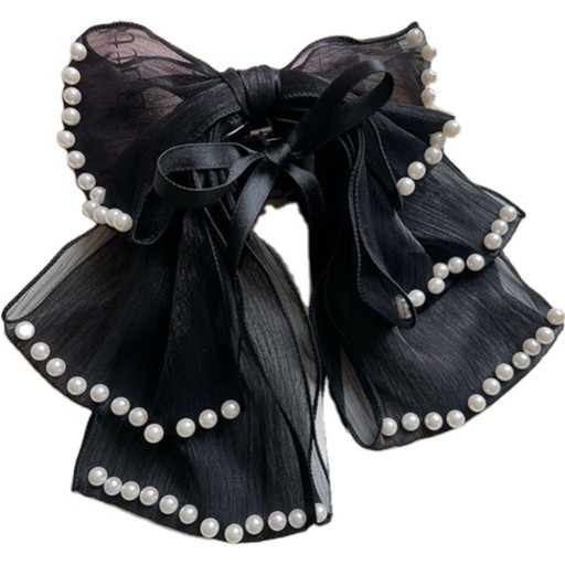 Skřipec do vlasů Perlise - Černá KP-38278 za 168.00CZK - Allegro