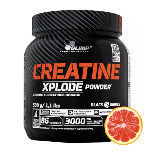 OLIMP CREATINE XPLODE POWDER KREATYNA SIŁA WYTRZYMAŁOŚĆ ENERGIA 500 g ...