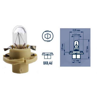 NARVA ZAROWKA 12V 1.5W BAX BX8.4D 4013790138507 za 4.23PLN z krakow - Allegro - (12458582788)
